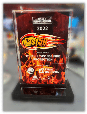 Quick Response Fire Protection Placed No. 11 in Central Florida's ...
